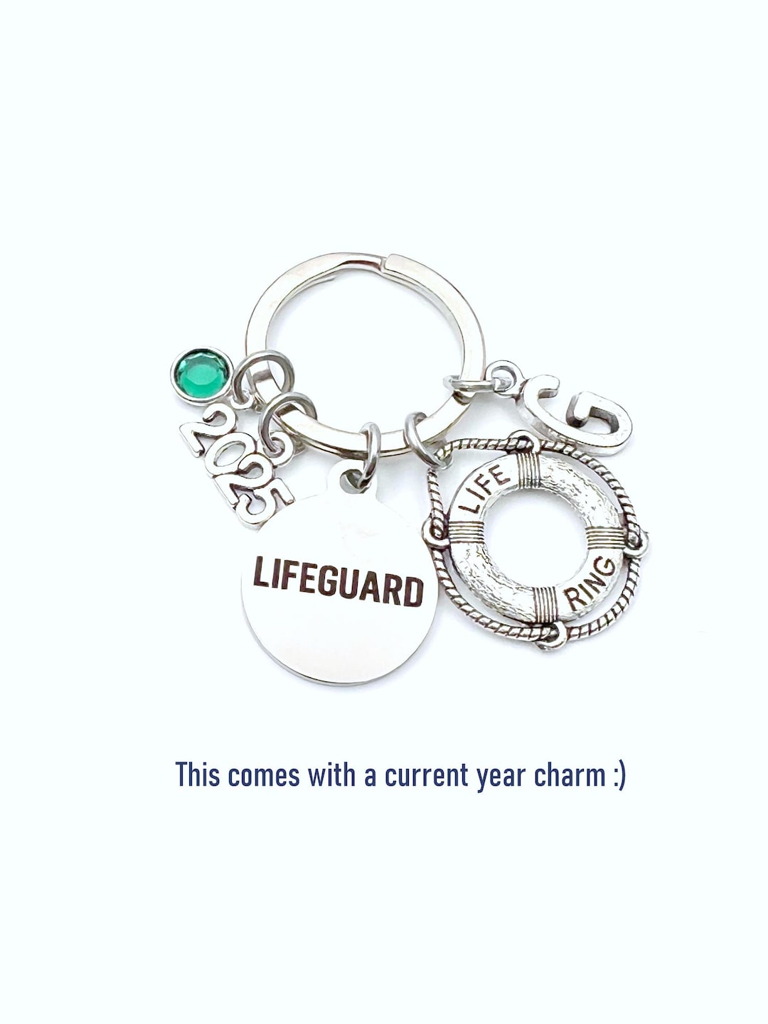 Lifeguard Gift Keychain, 2025 Life Preserver Key Chain, Graduation Gift ...