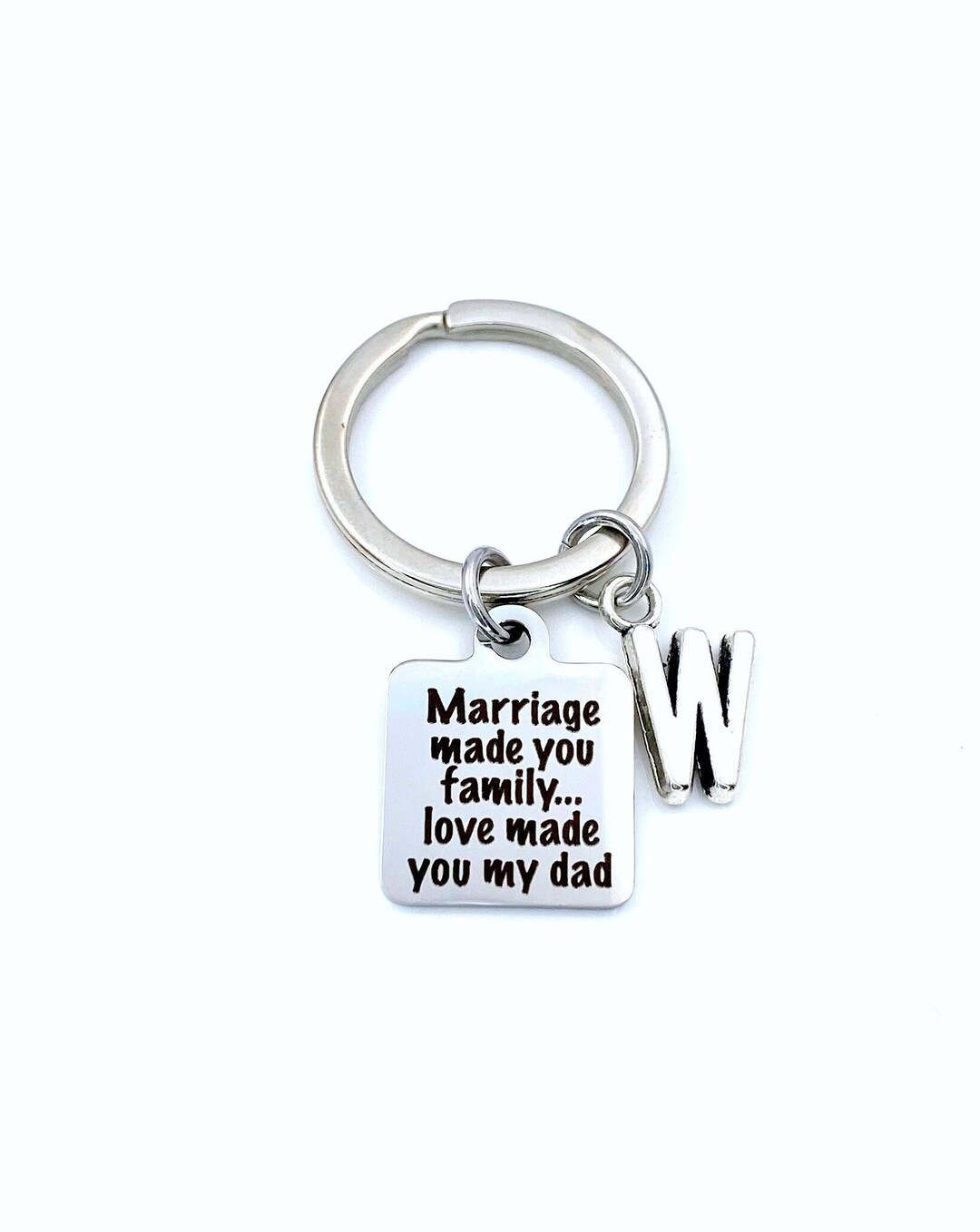 Marriage Made You Family, Love Made You My Dad Keychain, Gift for Step ...