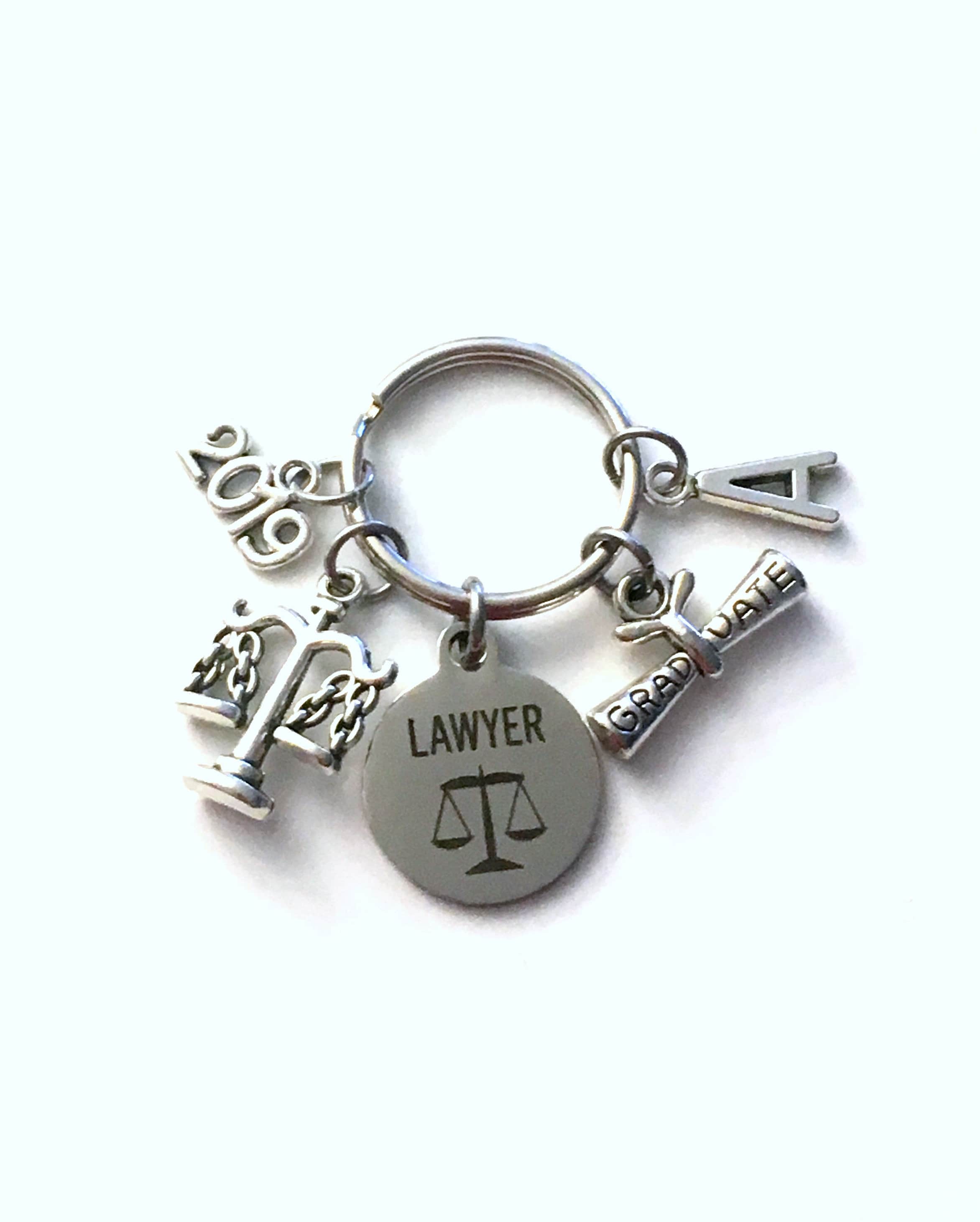 Law School Graduation Present Lawyer Keychain Gift for Law | Etsy