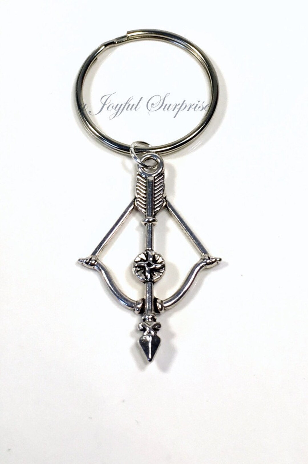 Bow and Arrow Keychain Silver Bow Keyring Arrow Key Chain - Etsy