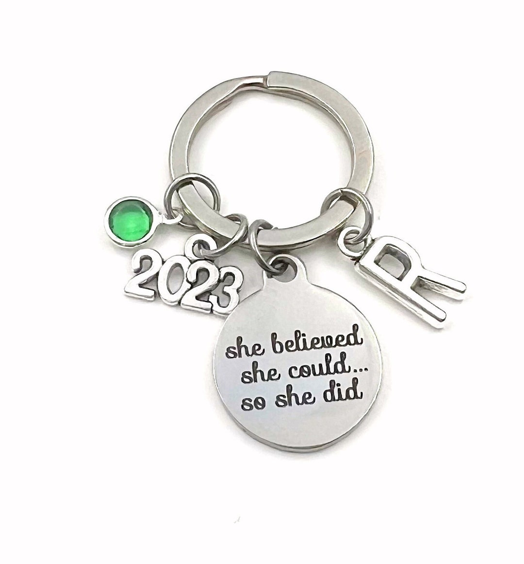 2024 Gift for Job Promotion Keychain, New Career Key Chain, She ...