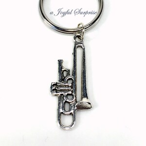 Trombone Keychain, High School Band, Musical Instrument, Gift for Jazz ...