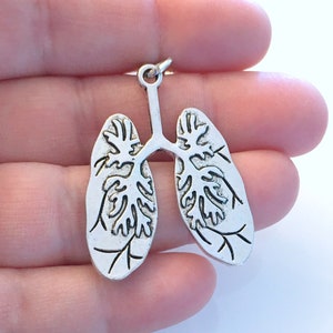 Lung Keychain, Gift for Respiratory Specialist Key Chain, Pulmonary ...