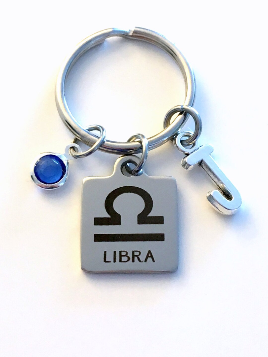 Libra Gifts Keychain, Zodiac Sign Key Chain, September Birthday Present ...