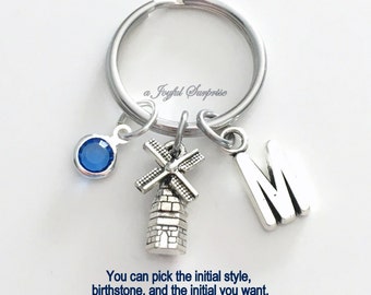 Wind Mill Keychain - Etsy