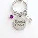 Squad Goals Keychain Best Friends Keyring BFF Key Chain Jewelry Gift ...