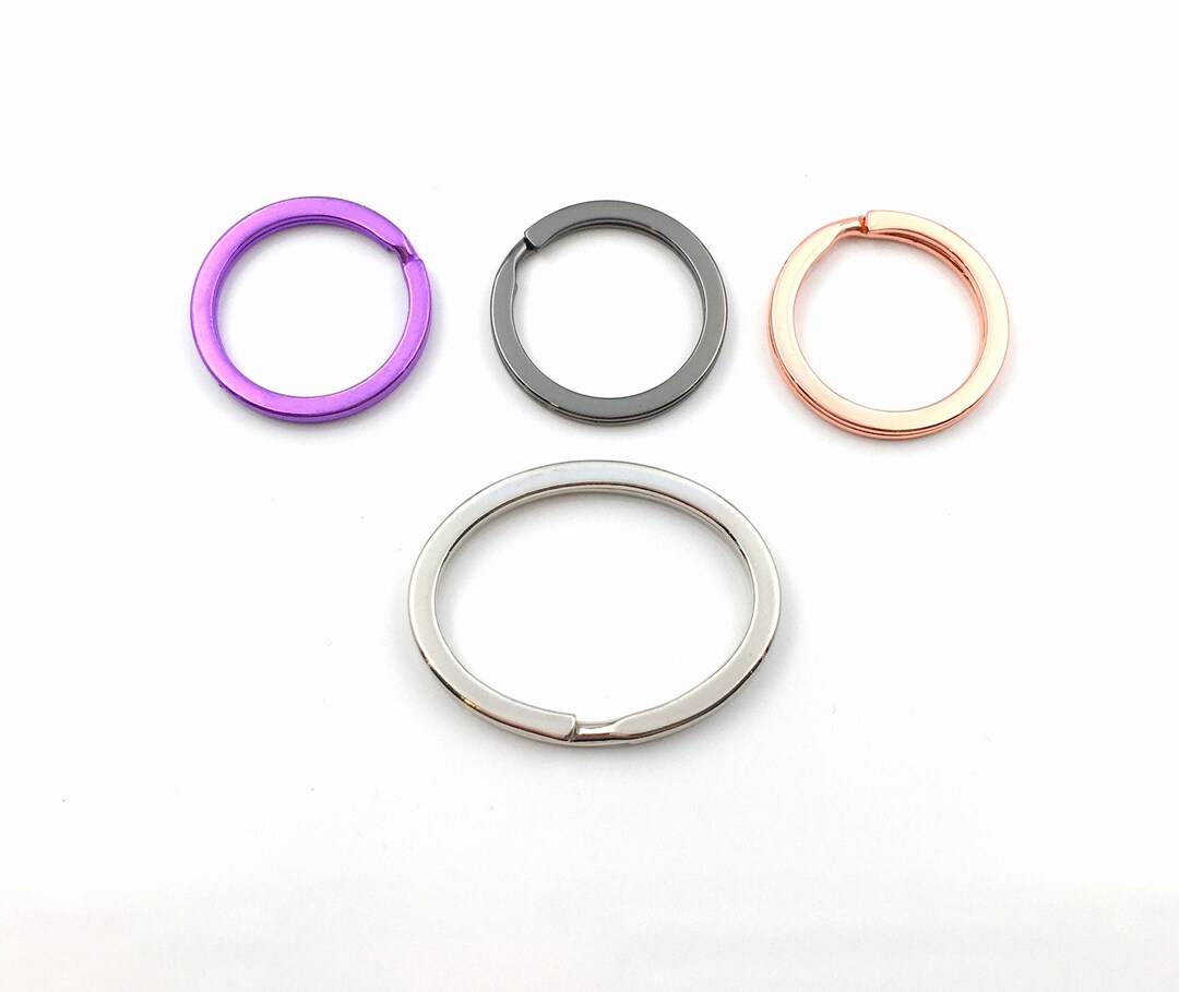 Rose Gold, Purple or Black Key Ring, Star Key Chain, Heart Keychain ...