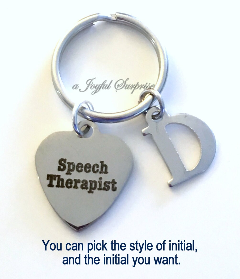 Speech Therapist Keychain Speech Therapy Key Chain Gift for | Etsy