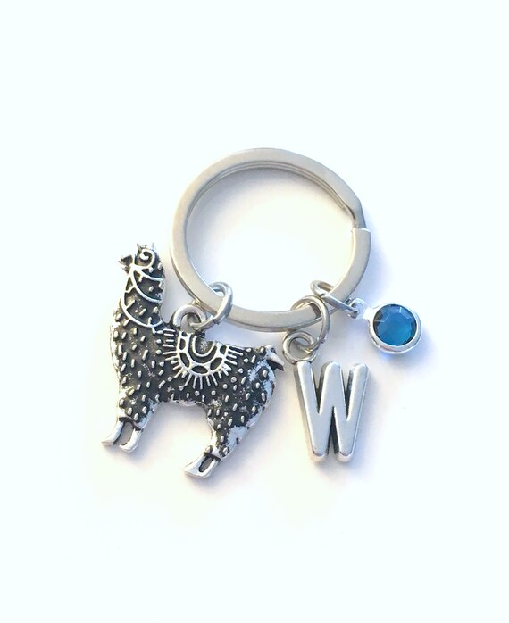 Llama Keychain No Drama Llama Key Chain Animal Keyring - Etsy