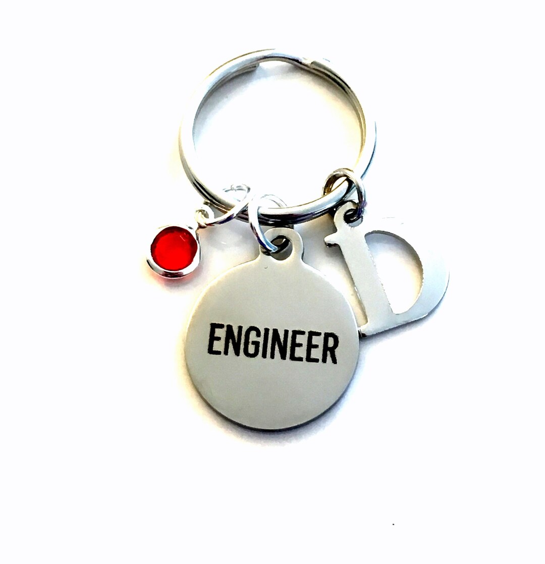Engineer Gift, Engineer Keychain, Engineering Key Chain, Environmental ...