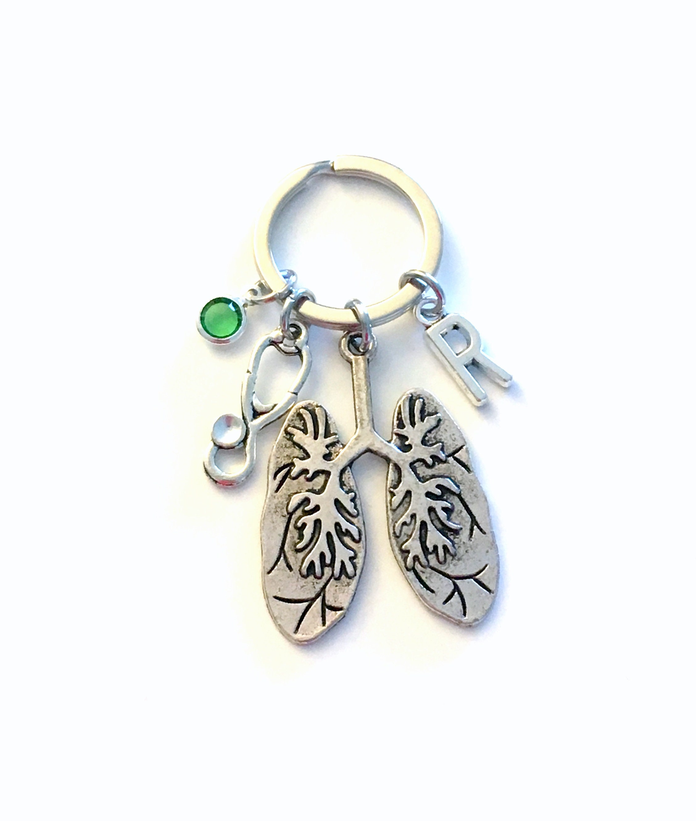 Respiratory Specialist Gift, Lung Keychain, Pulmonologist Key Chain ...