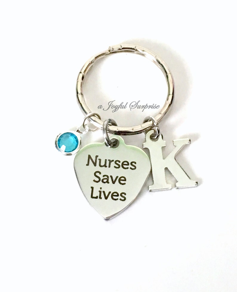 Nurses Save Lives Keyring Nurse Keychain RN Key Chain Gift - Etsy