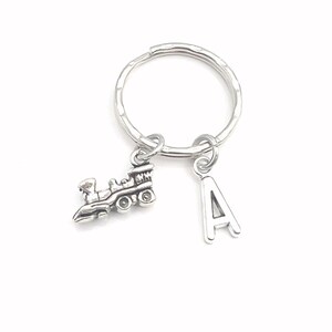 Train Keychain, Railroad Keyring, Gift for Railway Conductor's Key ...