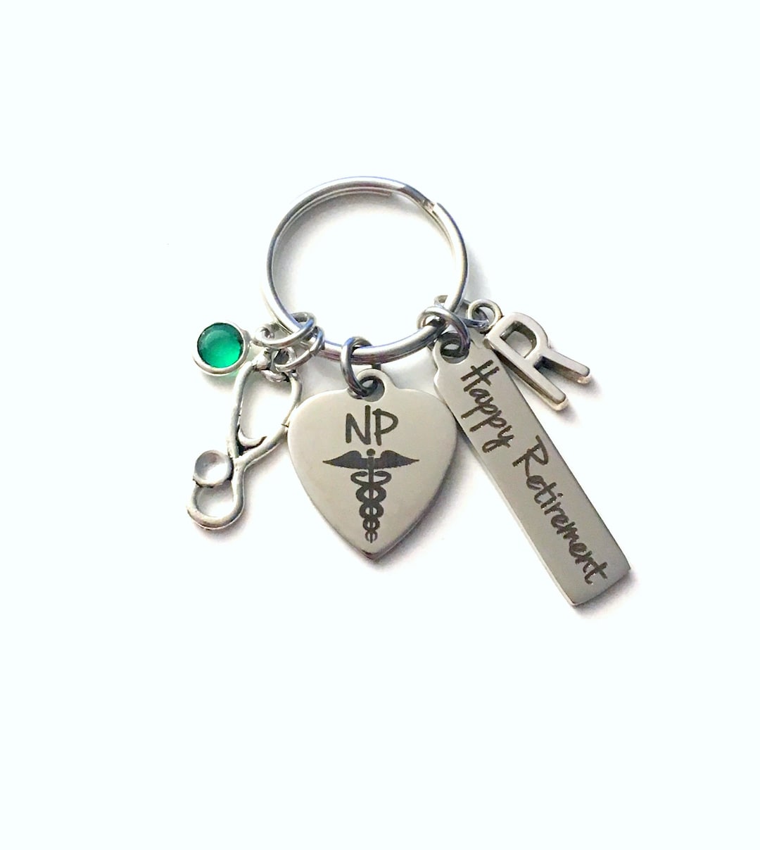 Nurse Practitioner Retirement Gift, NP Keychain, Nurse Coworker Keyring ...