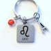 Leo Keychain Zodiac Sign Key Chain Gift for Birthday Present - Etsy Canada