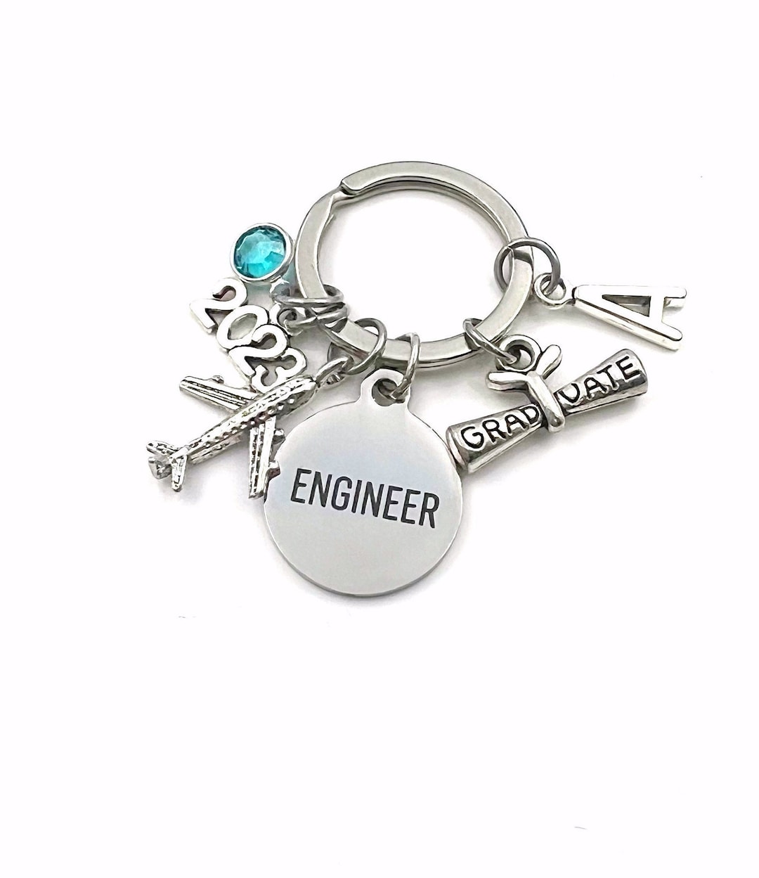 Graduation Gift for Aerospace Engineer Keychain Aircraft - Etsy