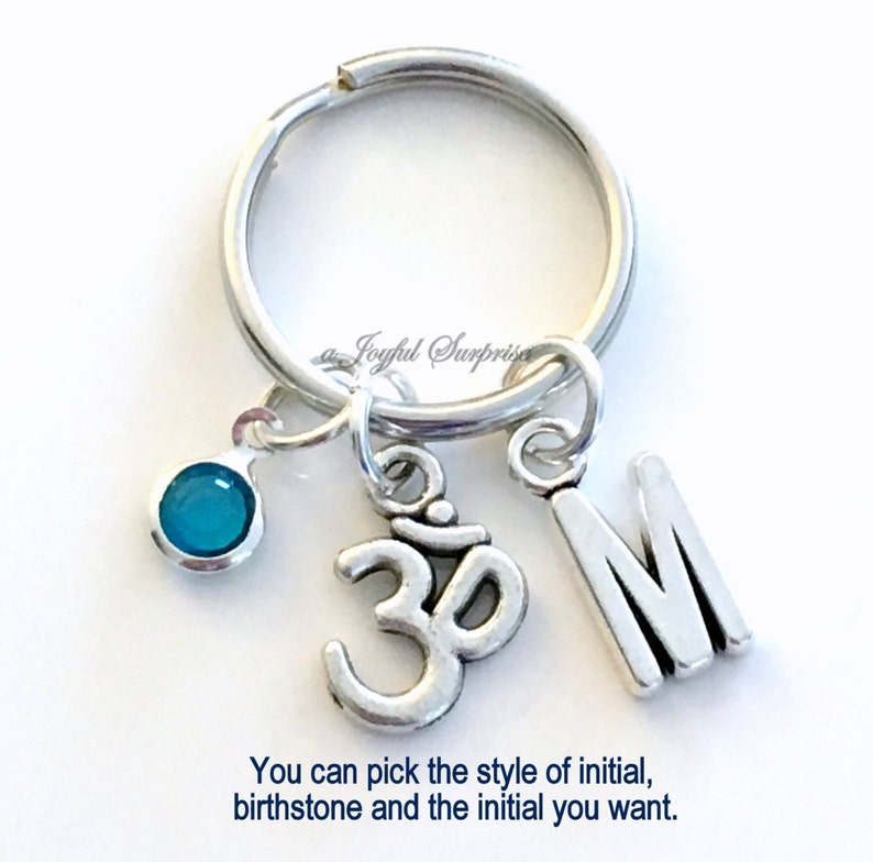 Ohm Keychain Ohm Keyring Yoga Key Chain Chinese Symbol Om - Etsy Canada