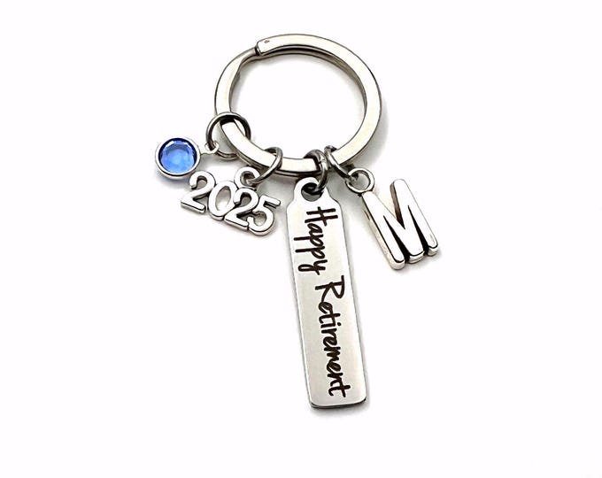 Retirement Jewelry, Retirement Gift, Gift for Retirement, Hand Stamped ...