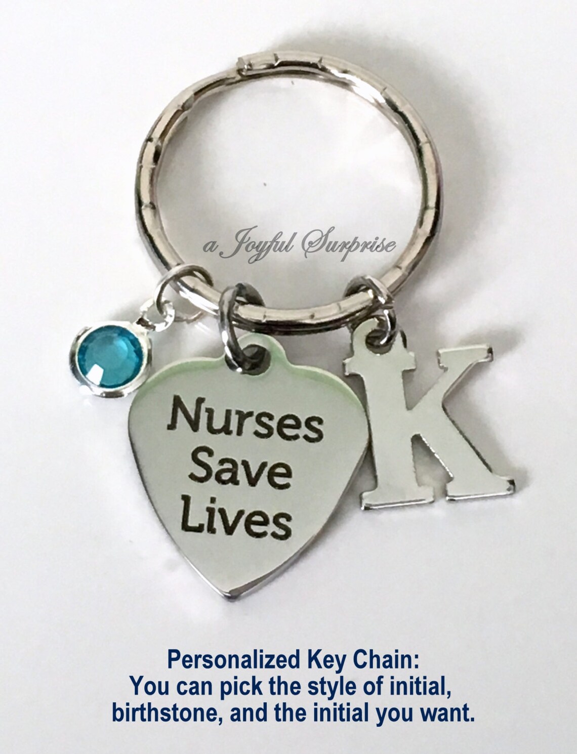 Nurses Save Lives Keyring Nurse Keychain RN Key Chain Gift | Etsy