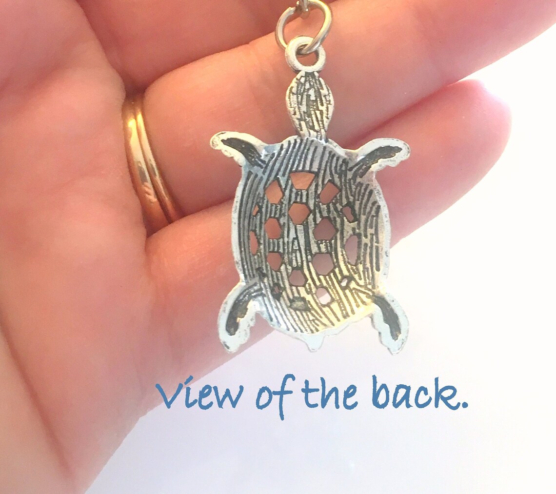 Turtle Keychain Turtle Keyring Tortoise Key Chain Sea - Etsy Canada