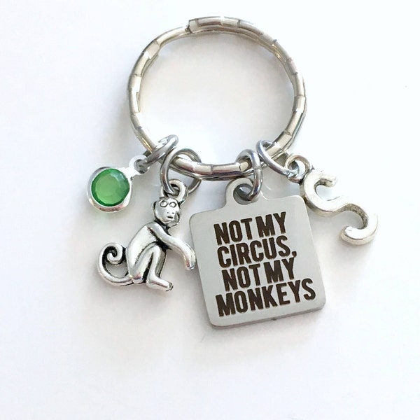 Monkey Key Chain - Etsy