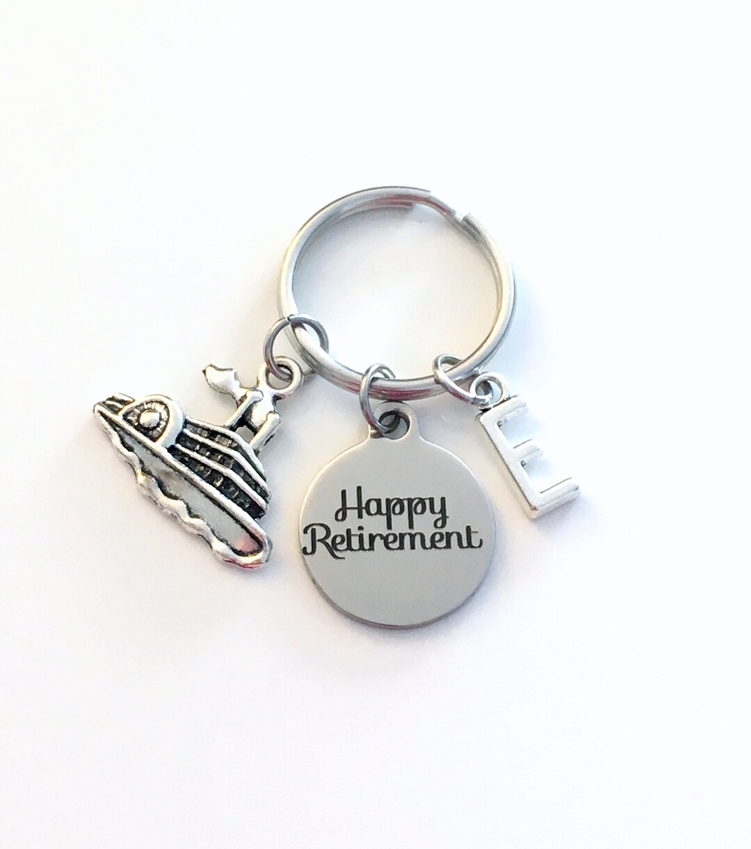 Happy Retirement Gift Keychain / Retire Present for Coworker Key Chain ...