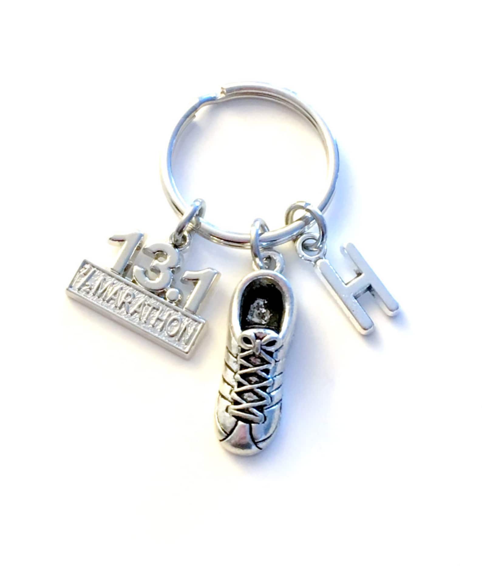 First Marathon Keychain, 26.2 or 13.1 Charm, Gift for Half Marathon ...