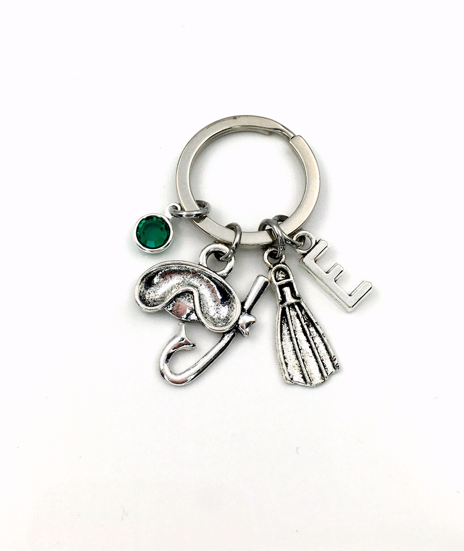 Scuba Diving KeyChain Snorkeling Keyring Diver Key Chain | Etsy
