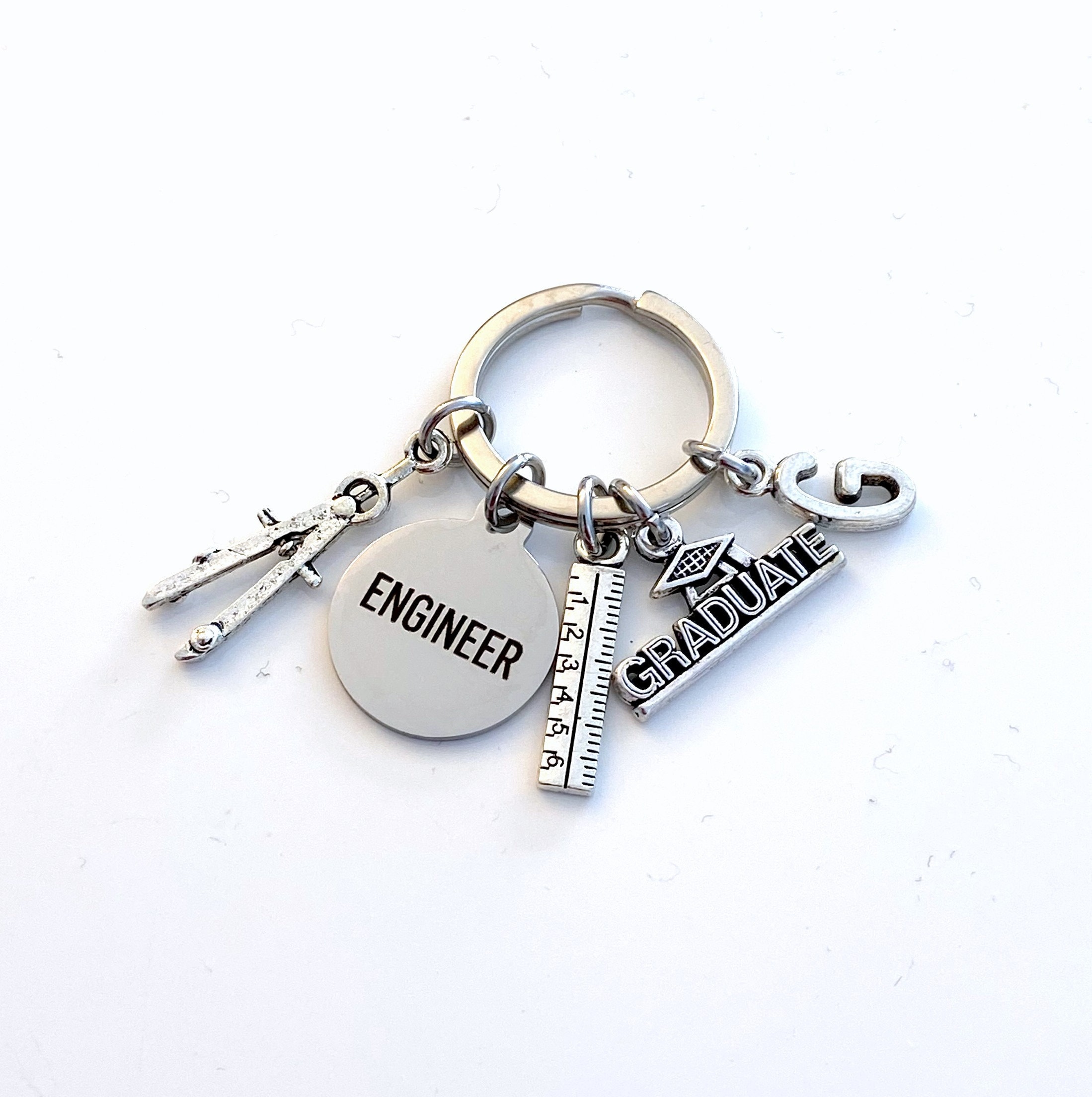 Graduation Gift for Engineer Keychain / 2022 Engineering Key | Etsy