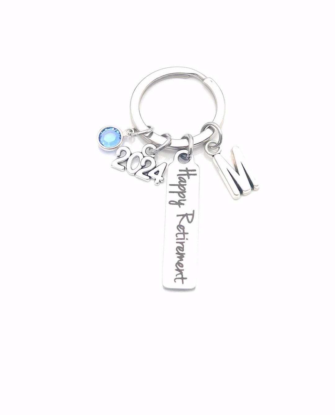 2025 Retirement Keychain / Retirement Gift for Women Key Chain ...