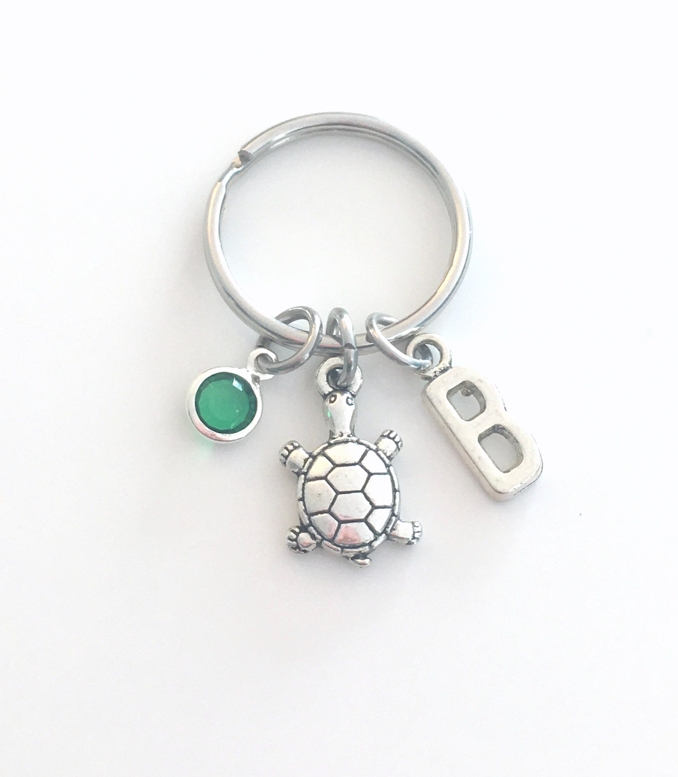 Turtle Key Chain Tortoise Keychain Turtle Keyring Sea - Etsy