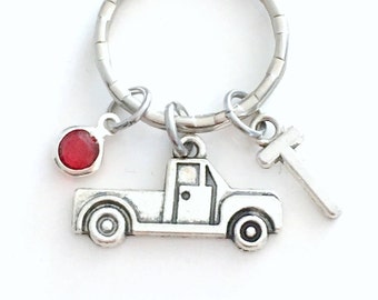 Tow Truck Keychain - Etsy