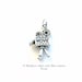 Movie Set Charm, Add on to Listings, Single Pendant, Silver Reel ...