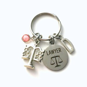 Gift for Lawyer Keychain Law Scale Key Chain Passing the Bar | Etsy