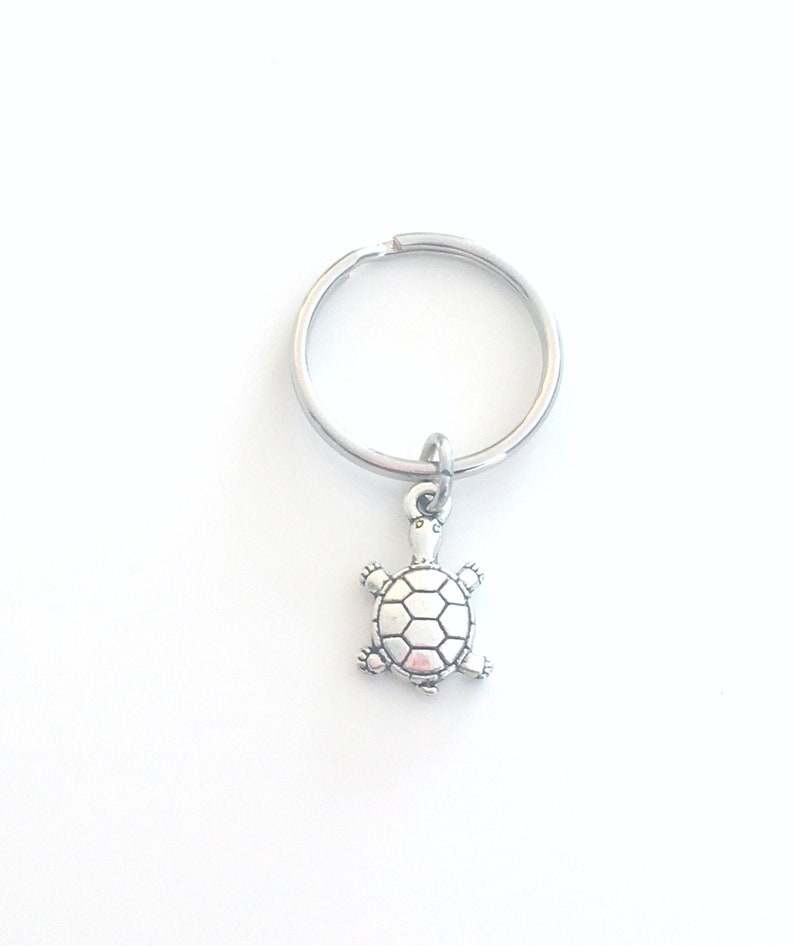 Turtle Key Chain Tortoise Keychain Turtle Keyring Sea - Etsy