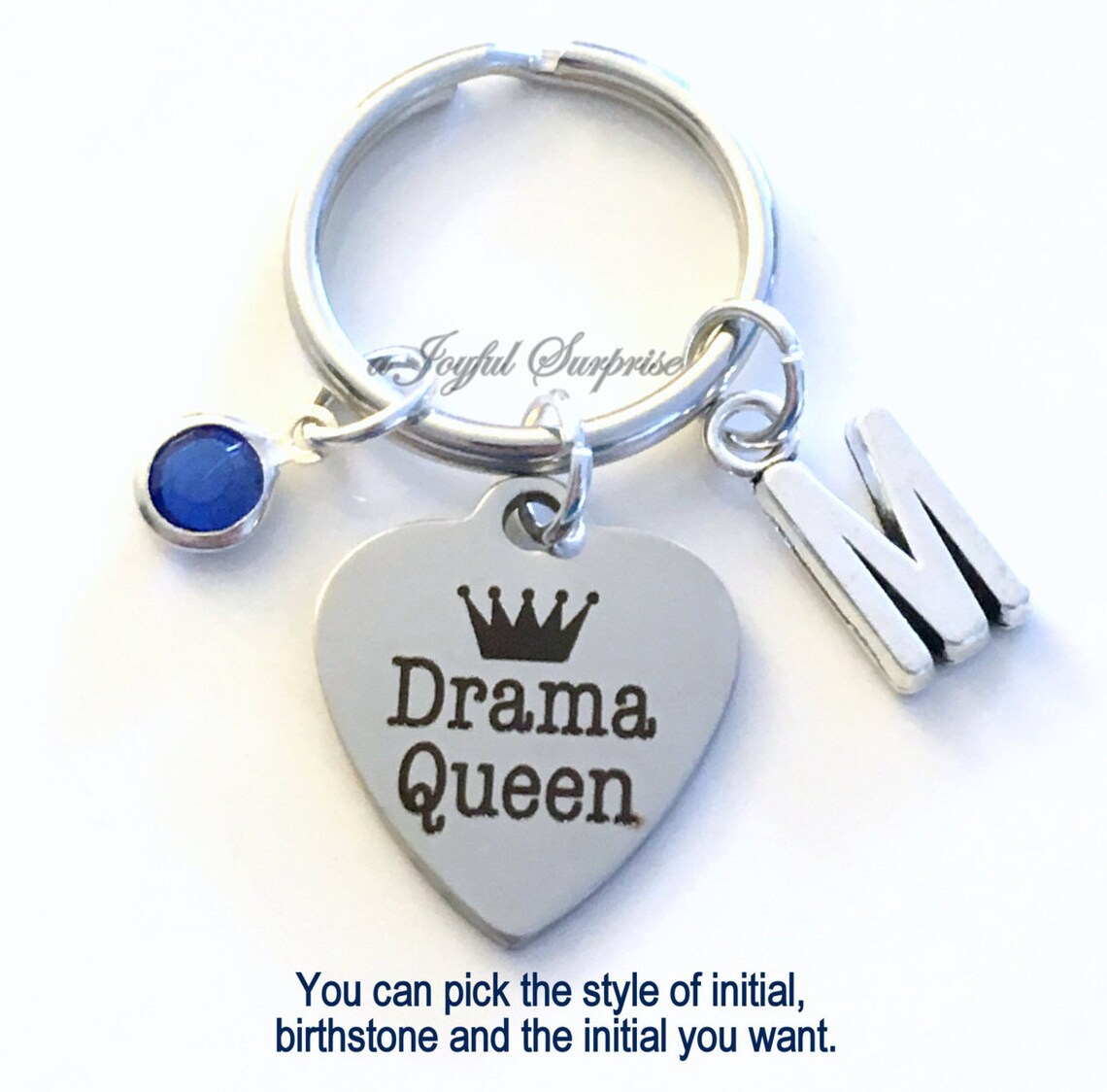 Drama Queen Keychain Drama Key Chain Actress Gift Keyring - Etsy Canada
