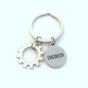 Gift for Mechanical Engineer Keychain, Electronics Degree or Electrical ...