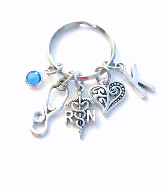 RN Keychains for women Registered Nurse Key Chain | Etsy