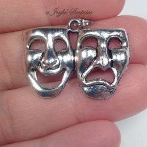 Theatre Necklace / Performing Arts Gifts / Drama Mask Jewelry / Ancient ...