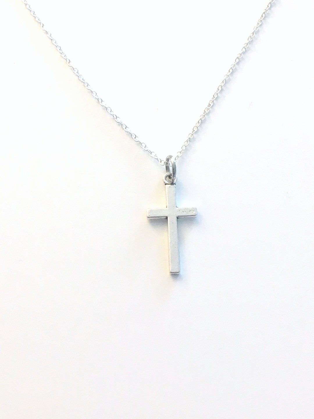 Simple Cross Necklace for Women or Men Jewelry, Gift for Religious ...