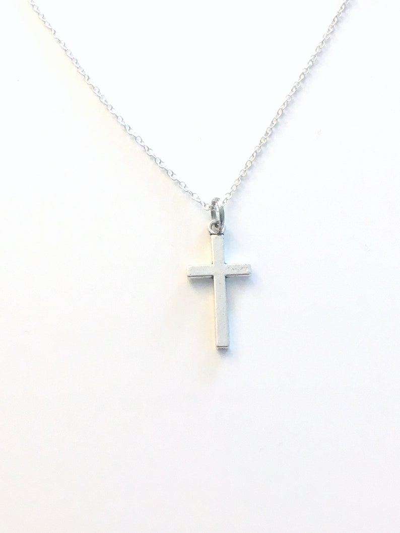 Simple Cross Necklace for Women or Men Jewelry Gift for - Etsy