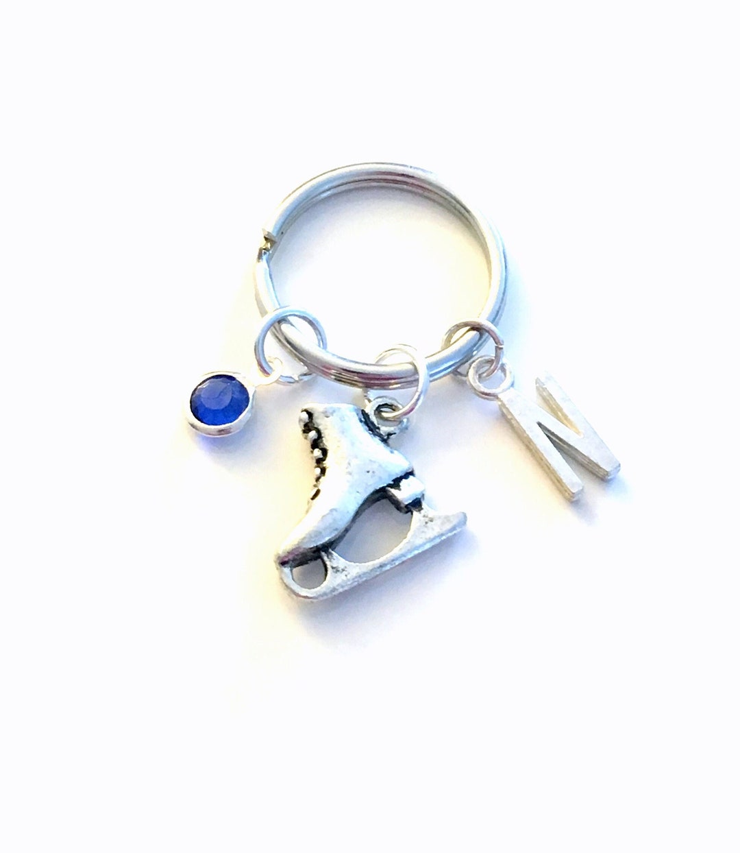 Figure Skater Gift, Figure Skating Key Chain, Figure Skate Keyring ...