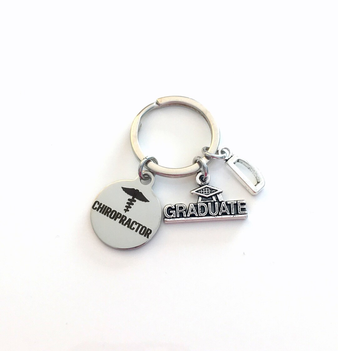 Graduation Gift for Chiropractor Keychain, 2025 Key Chain Spine Care Dr ...