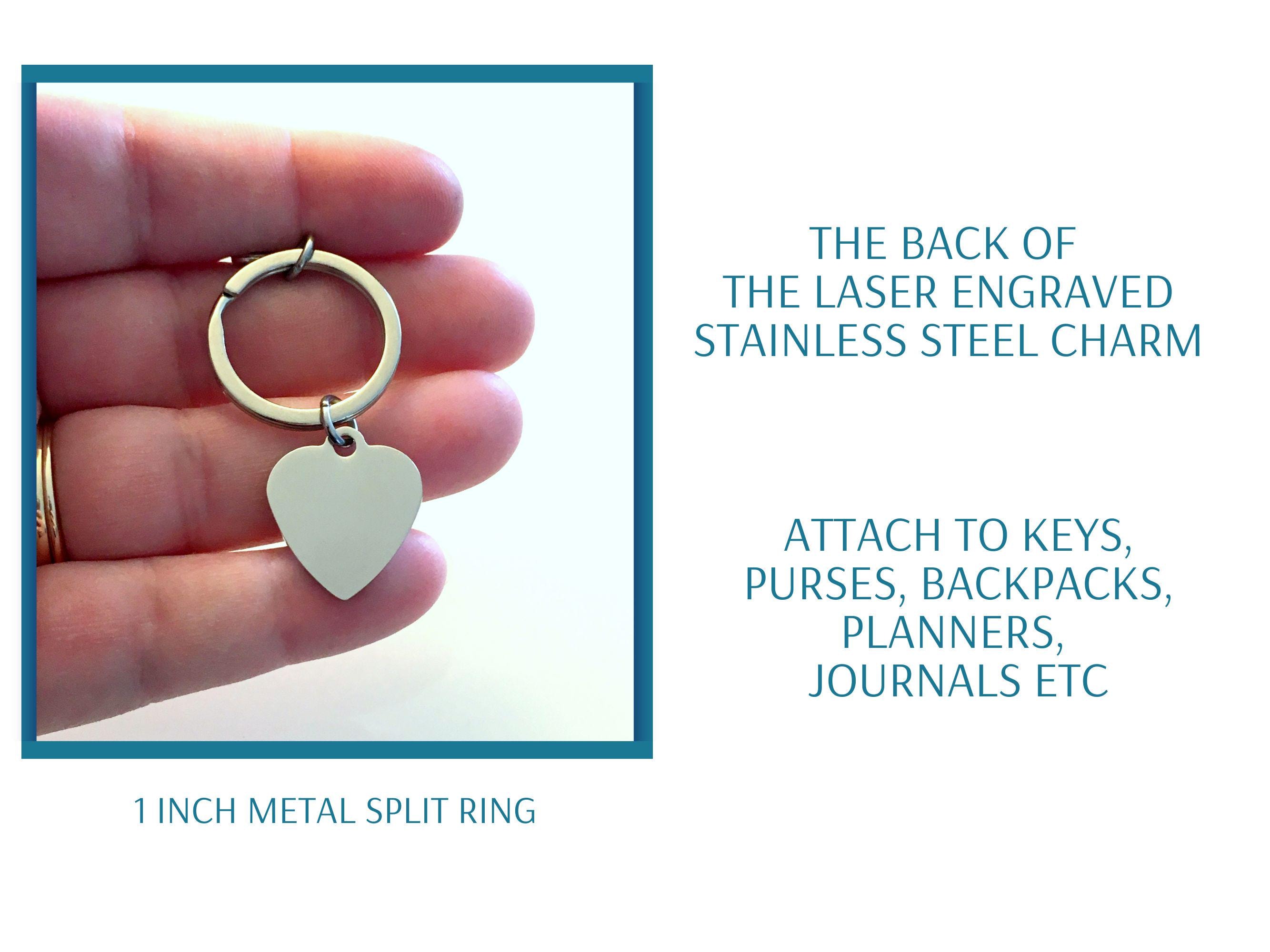 Sibling Keychain, Brother Sister Key Chain Set of 2 3 4 5 6 7 8, Gift ...