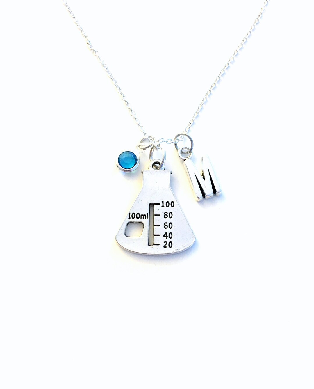 Lab Technician Gift, Beaker Necklace, Chemistry Teacher Gift, Chemist ...