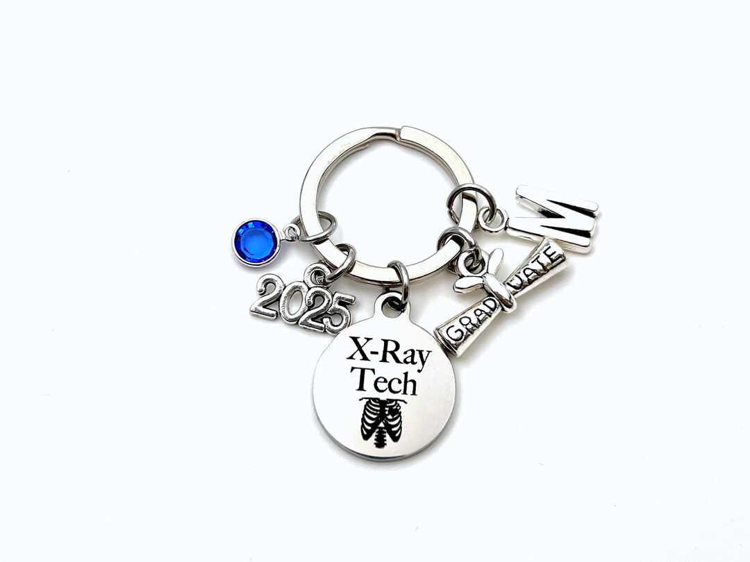 Graduation Gift for X-ray Tech Keychain / 2025 Xray Grad Key Chain ...