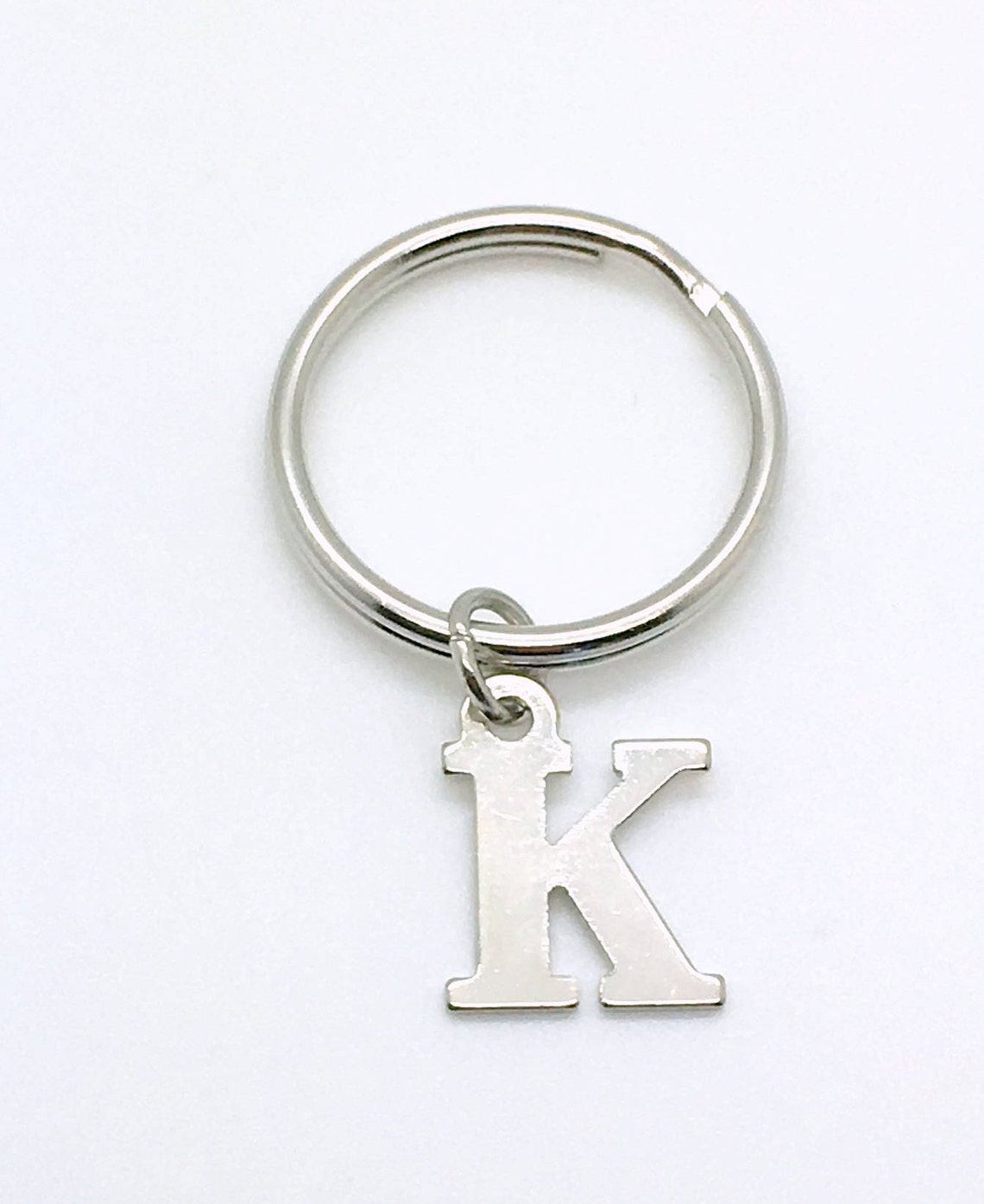 Letter Keychain Your choice of Initial Personalized Custom | Etsy