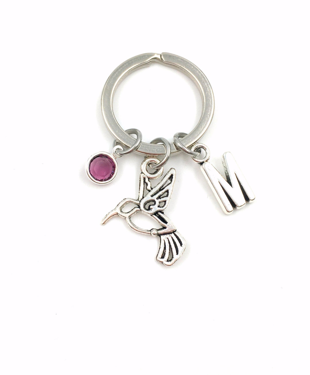 Hummingbird Keychain / Humming Bird Keyring / Hummingbird Gift Present ...