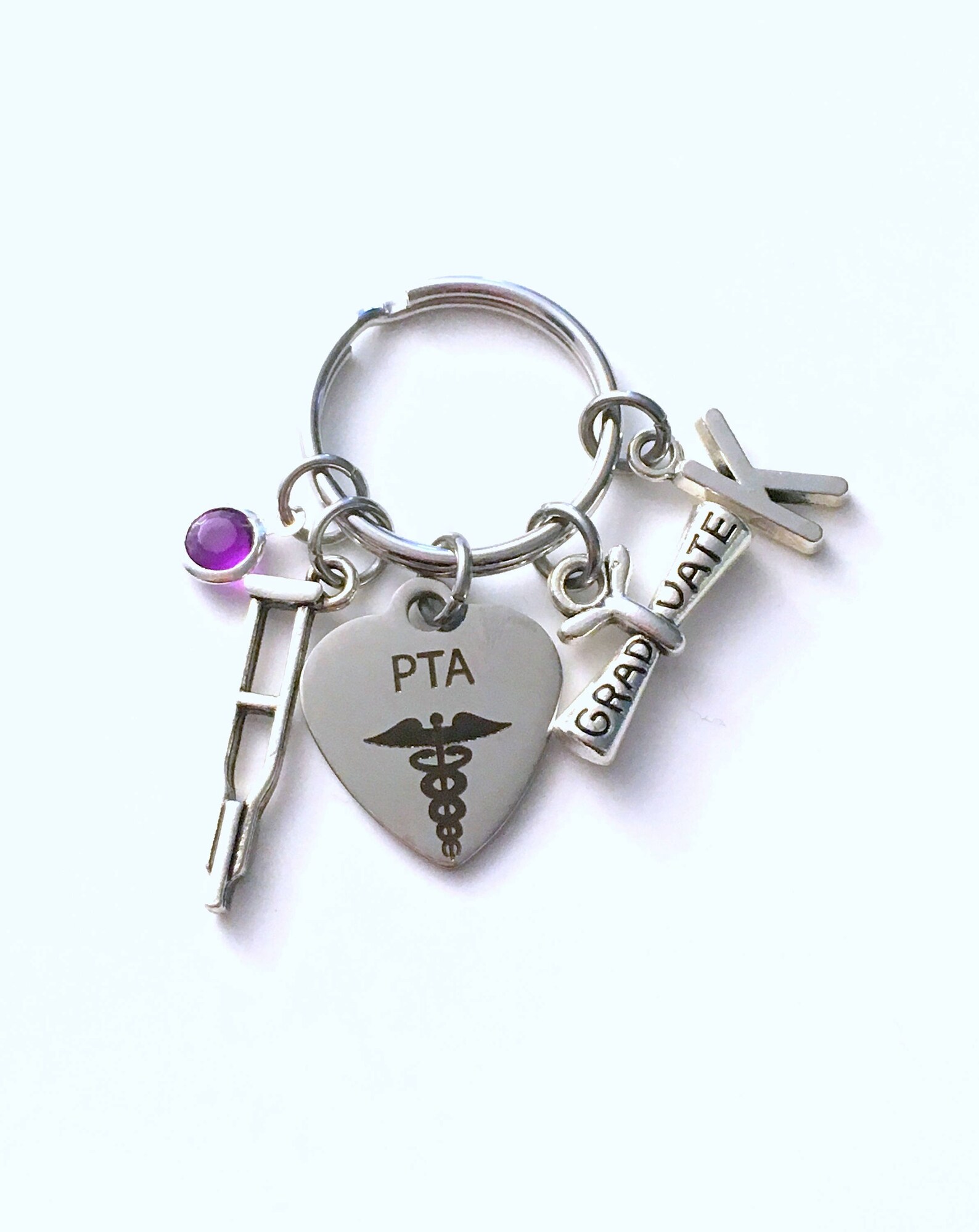 PTA Graduation Gift, Physical Therapist Assistant Keychain, Therapy Key ...