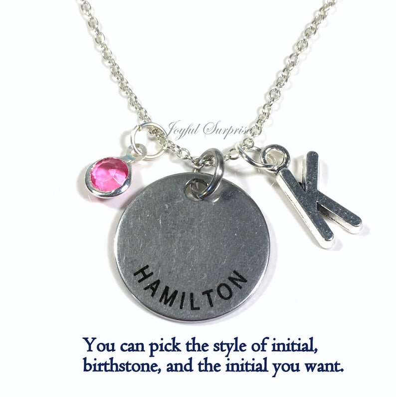 Hamilton Necklace Musical Jewelry Gift for Best Friend Music | Etsy
